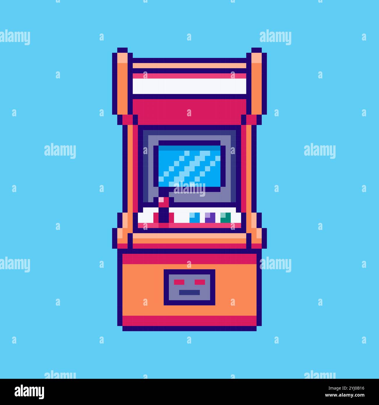 Pixel art arcade machine hi-res stock photography and images - Alamy