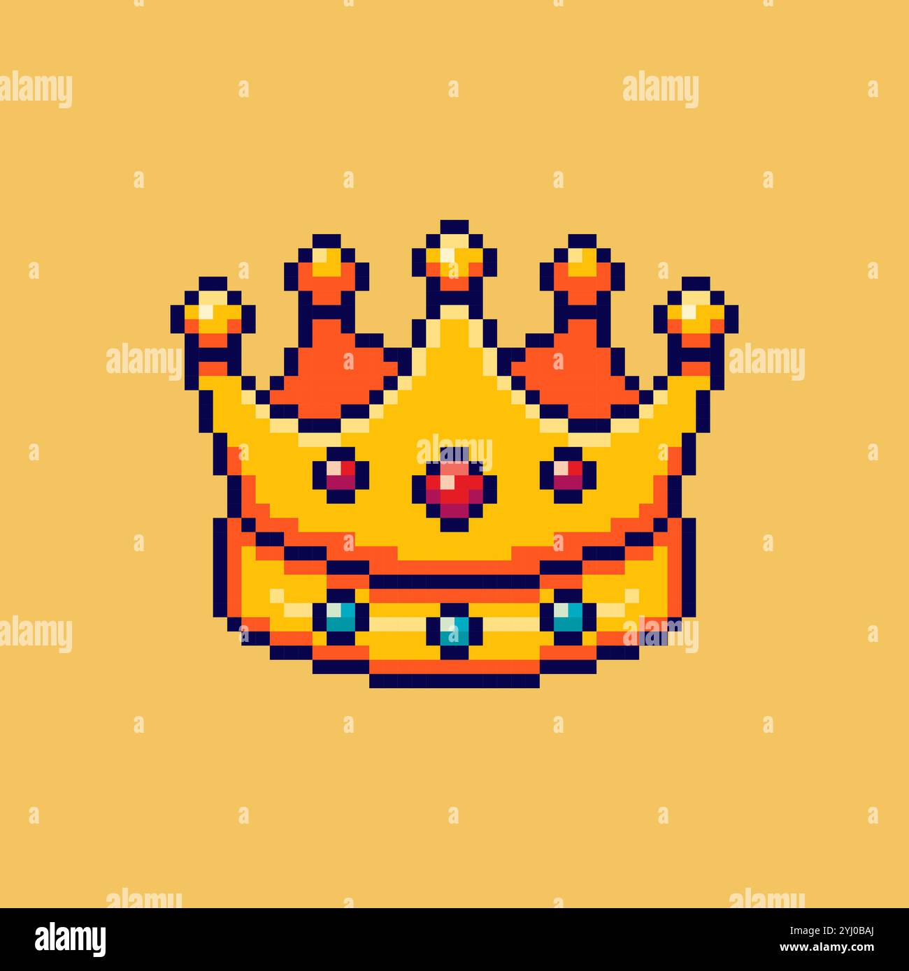 Monarch crown icon cartoon hi-res stock photography and images - Alamy