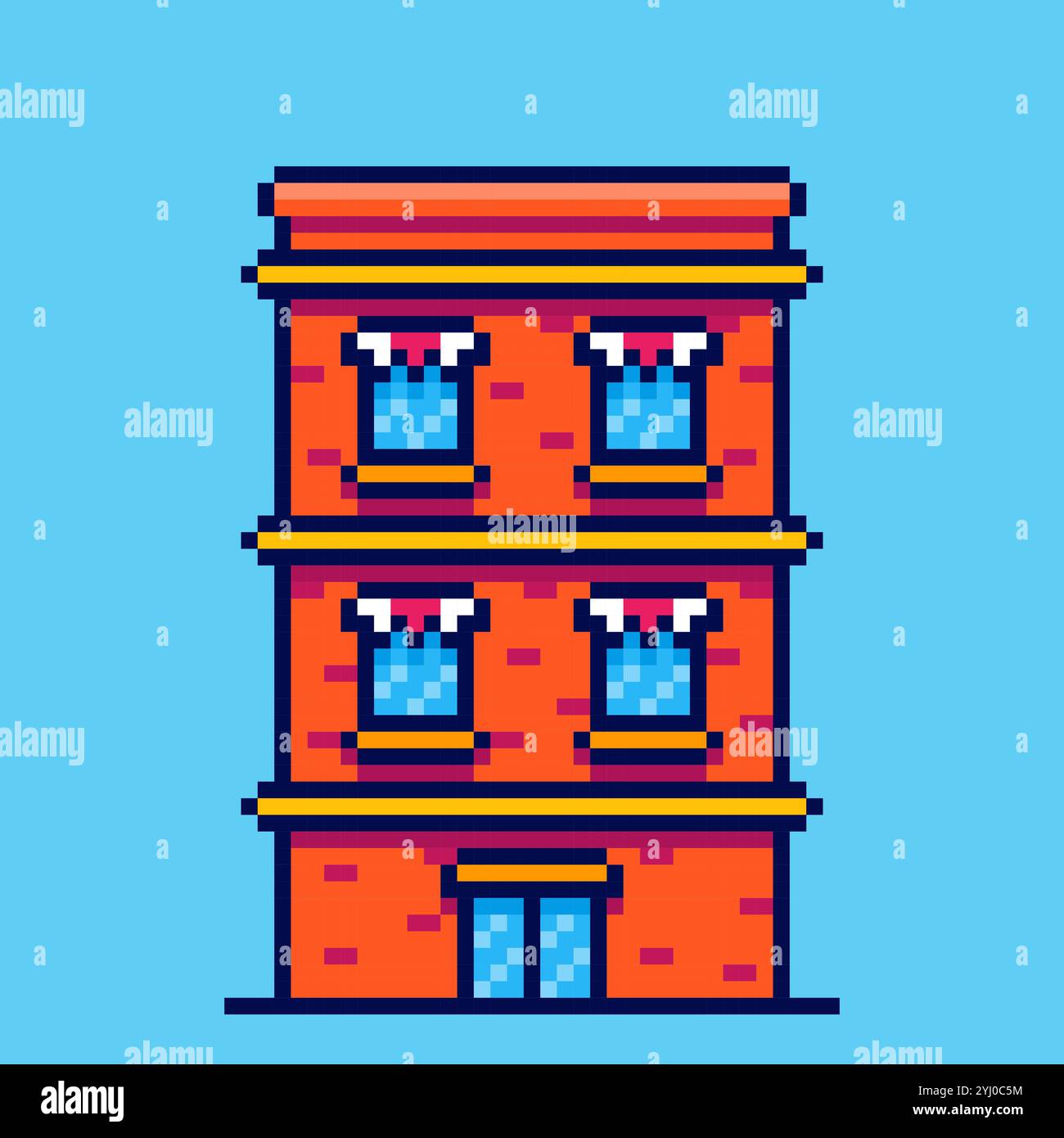 Brick hotel building hi-res stock photography and images - Alamy