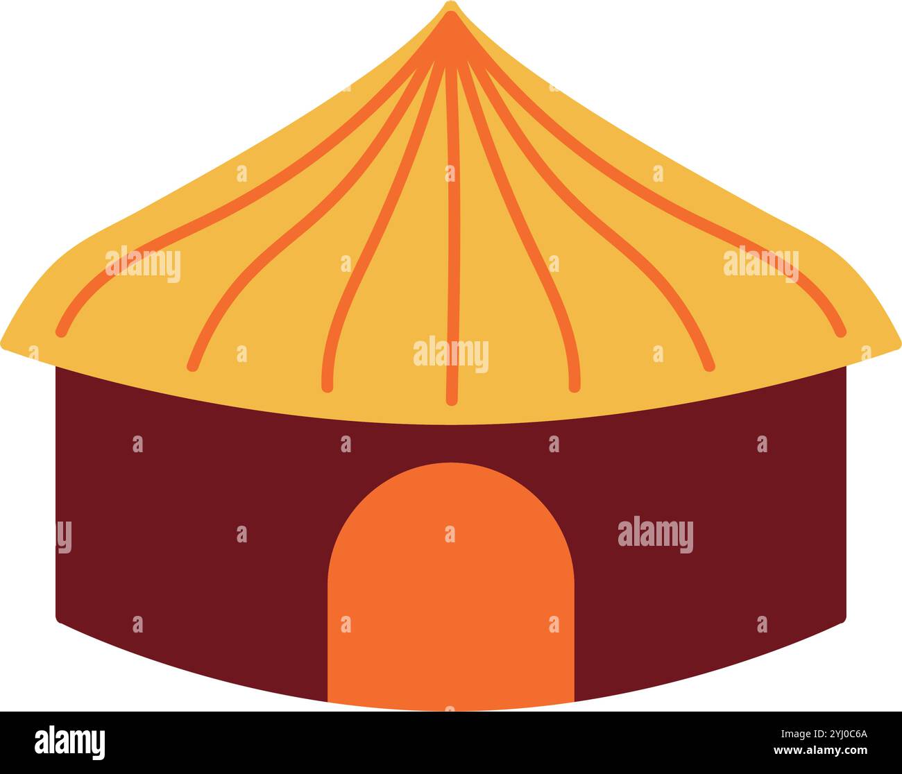 african round hut Stock Vector Image & Art - Alamy