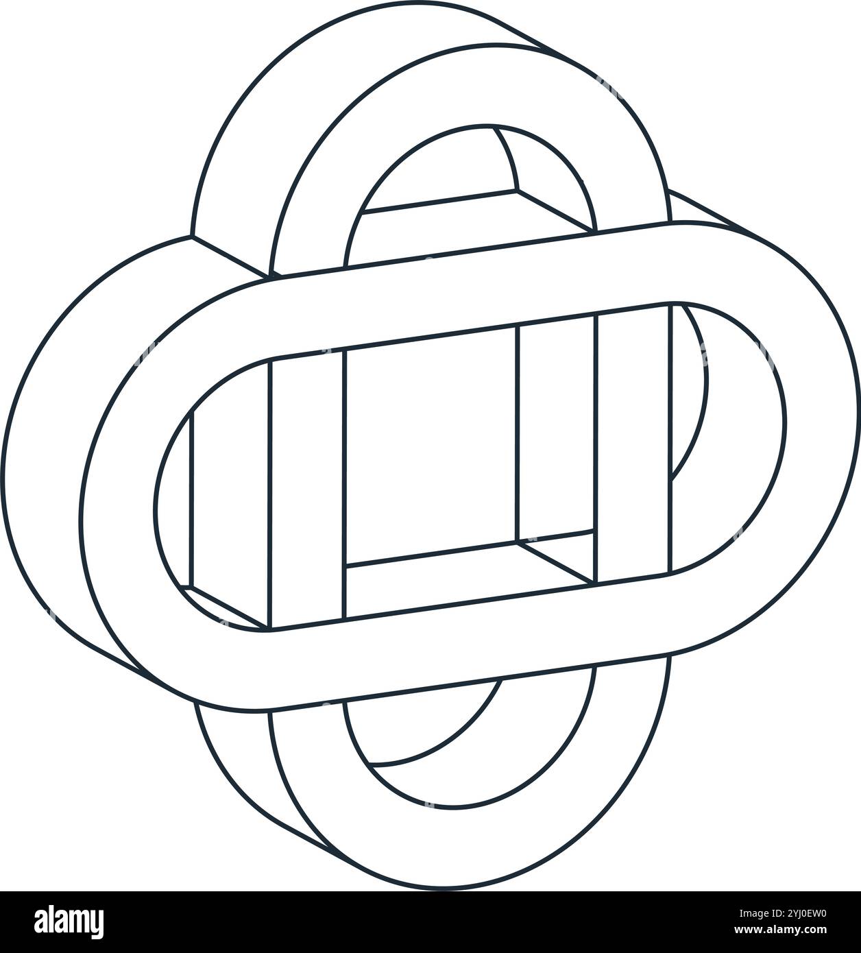 geometric shape knot linear style Stock Vector Image & Art - Alamy