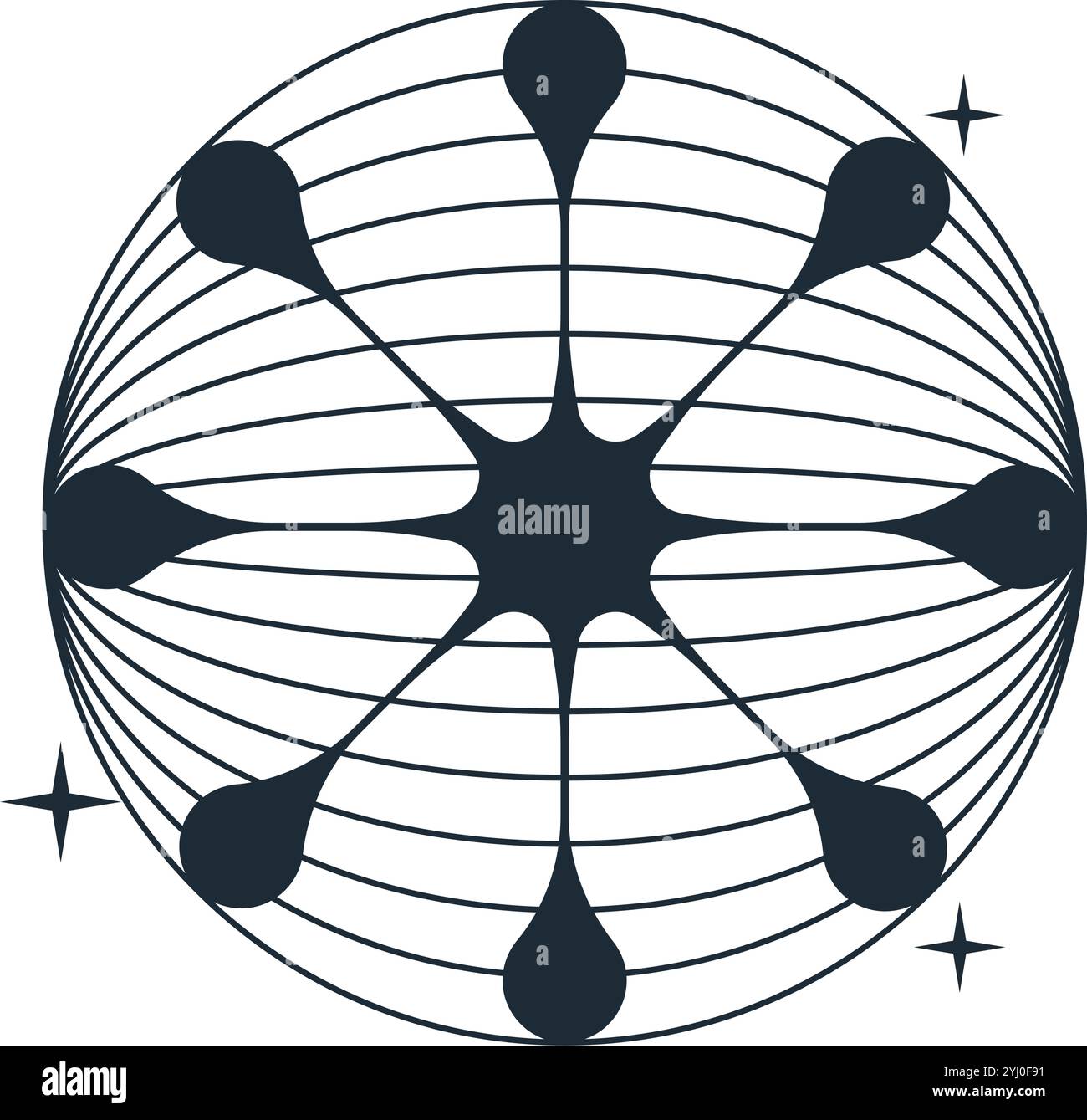 circle with black spots Stock Vector Image & Art - Alamy