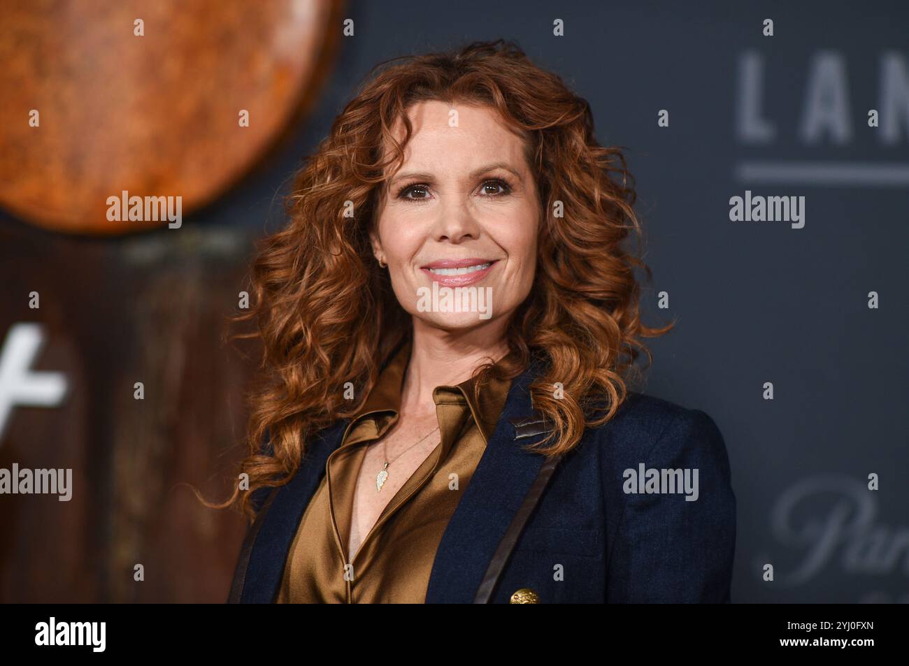 Robyn Lively arrives at the premiere of "Landman" on Tuesday, Nov. 12 ...