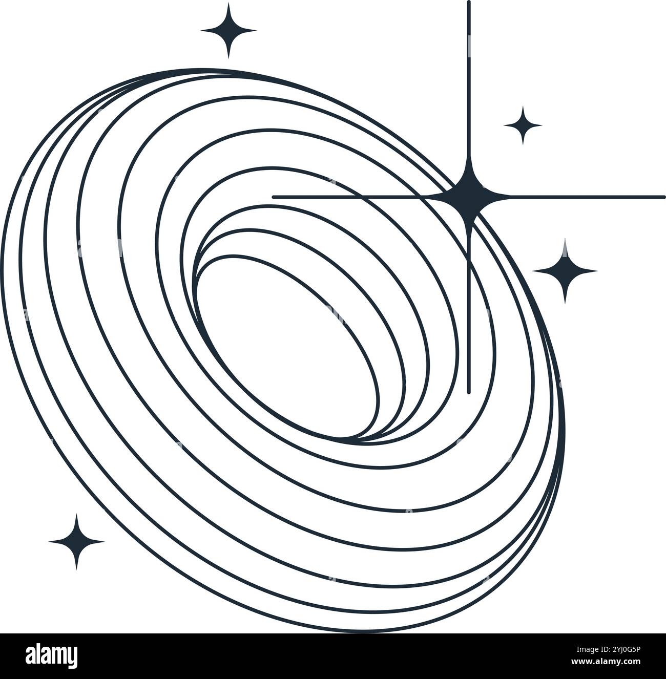 Circles Linear Geometric Shapes Stock Vector Image And Art Alamy