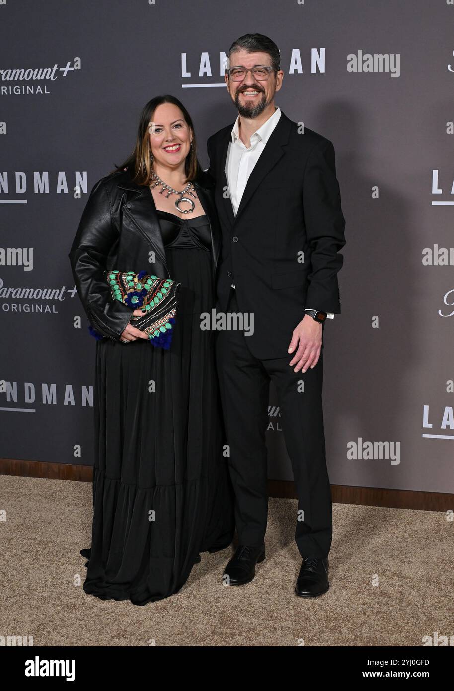 Hollywood, USA. 12th Nov, 2024. Jason Hoch and Shannon Hoch arriving to ...