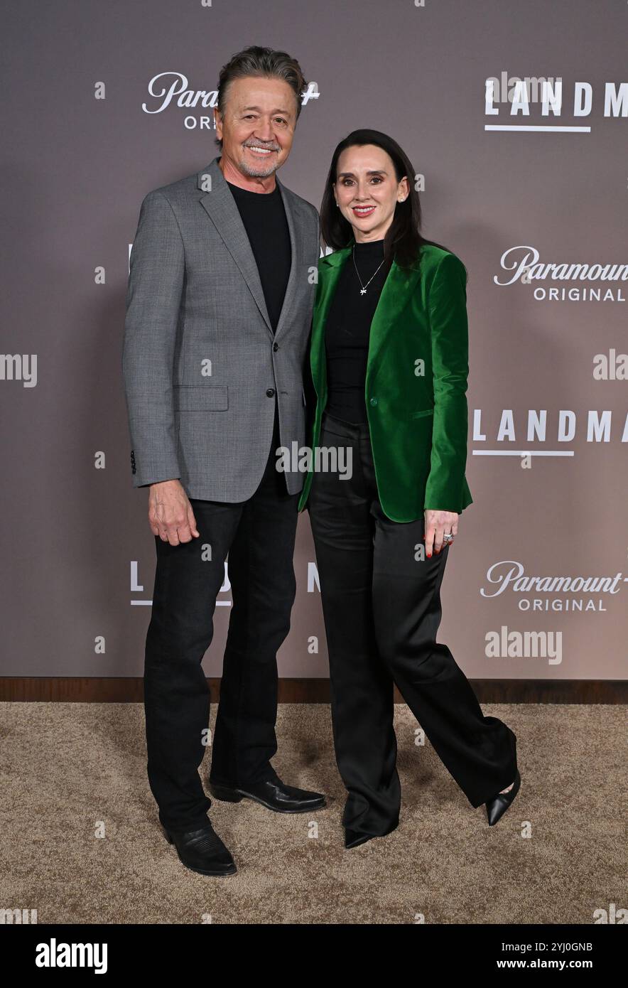 Hollywood, USA. 12th Nov, 2024. Mark Collie and wife Tammy Stewart ...