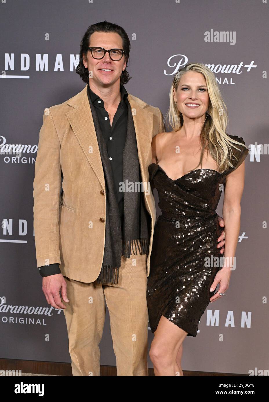 Hollywood, USA. 12th Nov, 2024. Hayes MacArthur and Ali Larter arriving ...