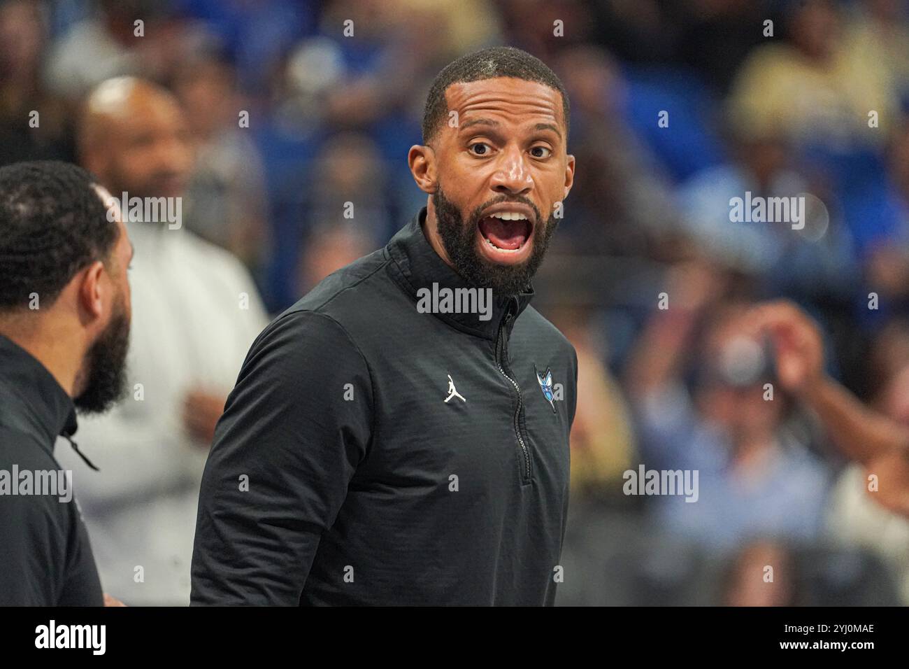 Orlando, Florida, USA, November 12, 2024, Charlotte Hornets head coach ...