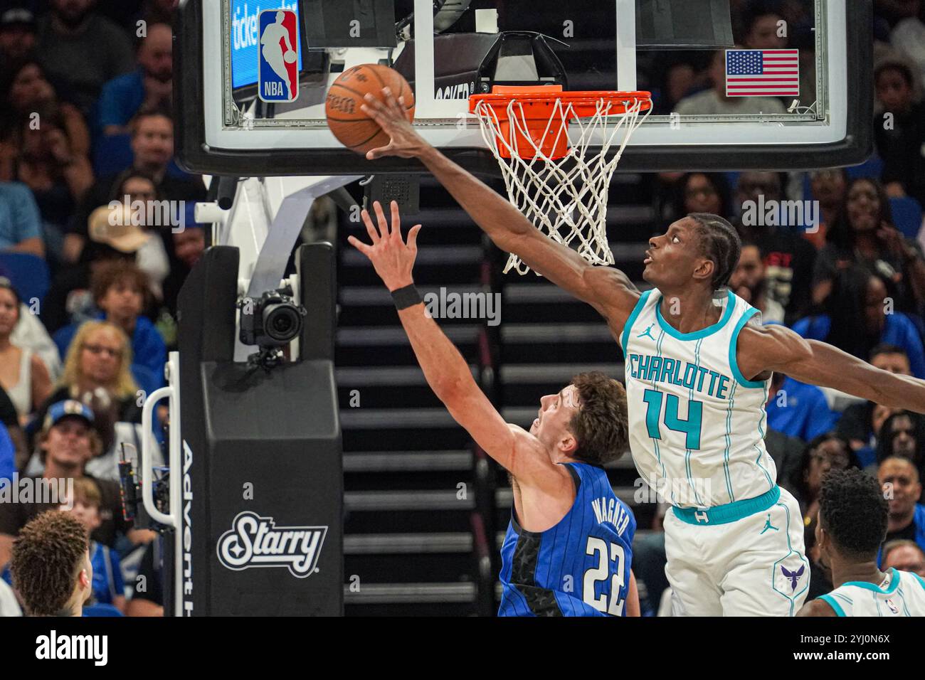 Orlando, Florida, USA, November 12, 2024, Charlotte Hornets face ...