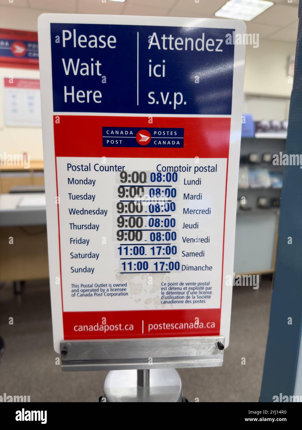 Canada post community mailbox hi-res stock photography and images - Alamy