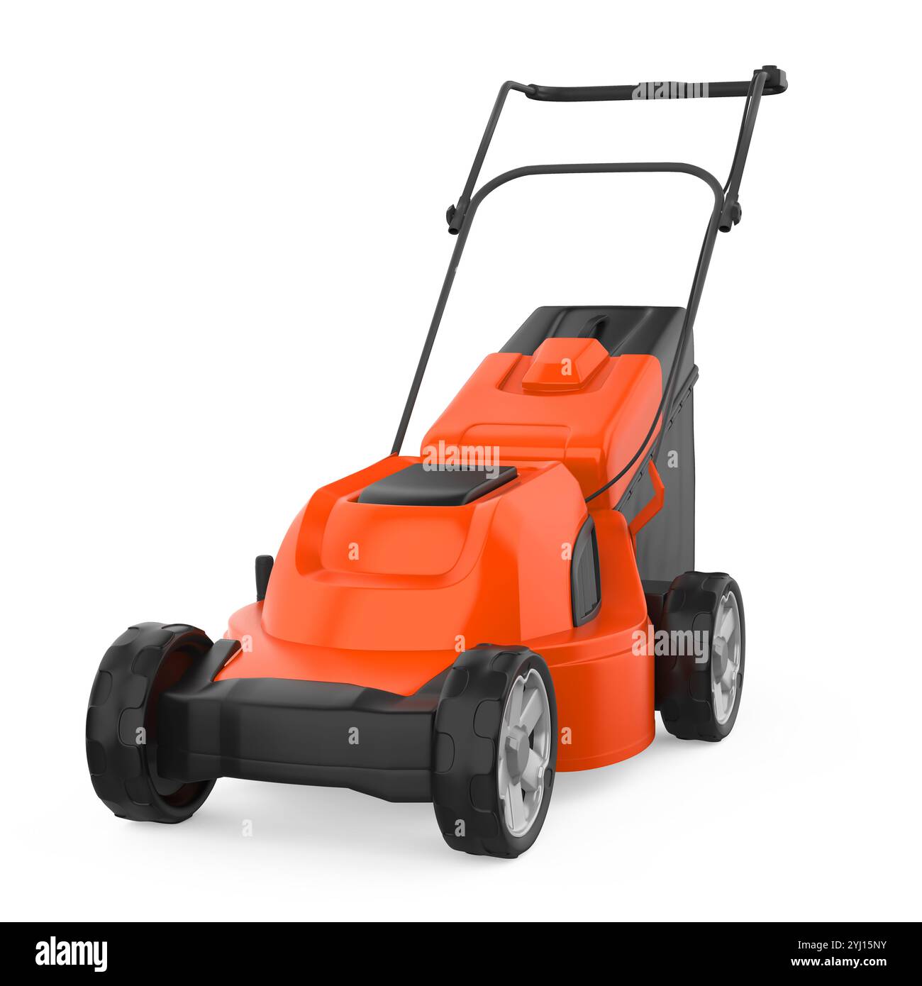 Orange lawn mower hi-res stock photography and images - Alamy