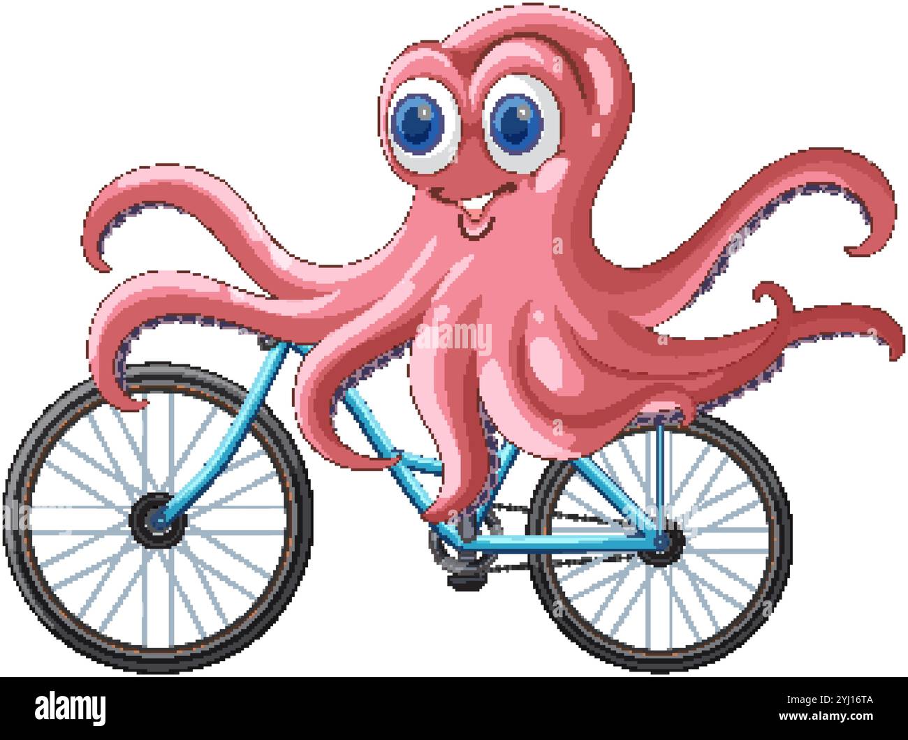 Quirky cycling Stock Vector Images - Alamy