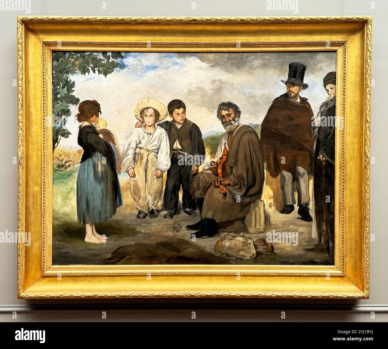 Edouard Manet's The Old Musician. A critique on the poor, displaced ...