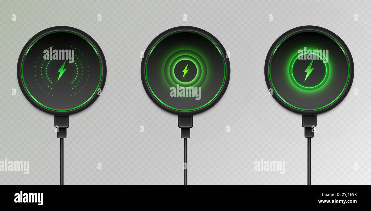 Lightning effect green screen Stock Vector Images - Alamy