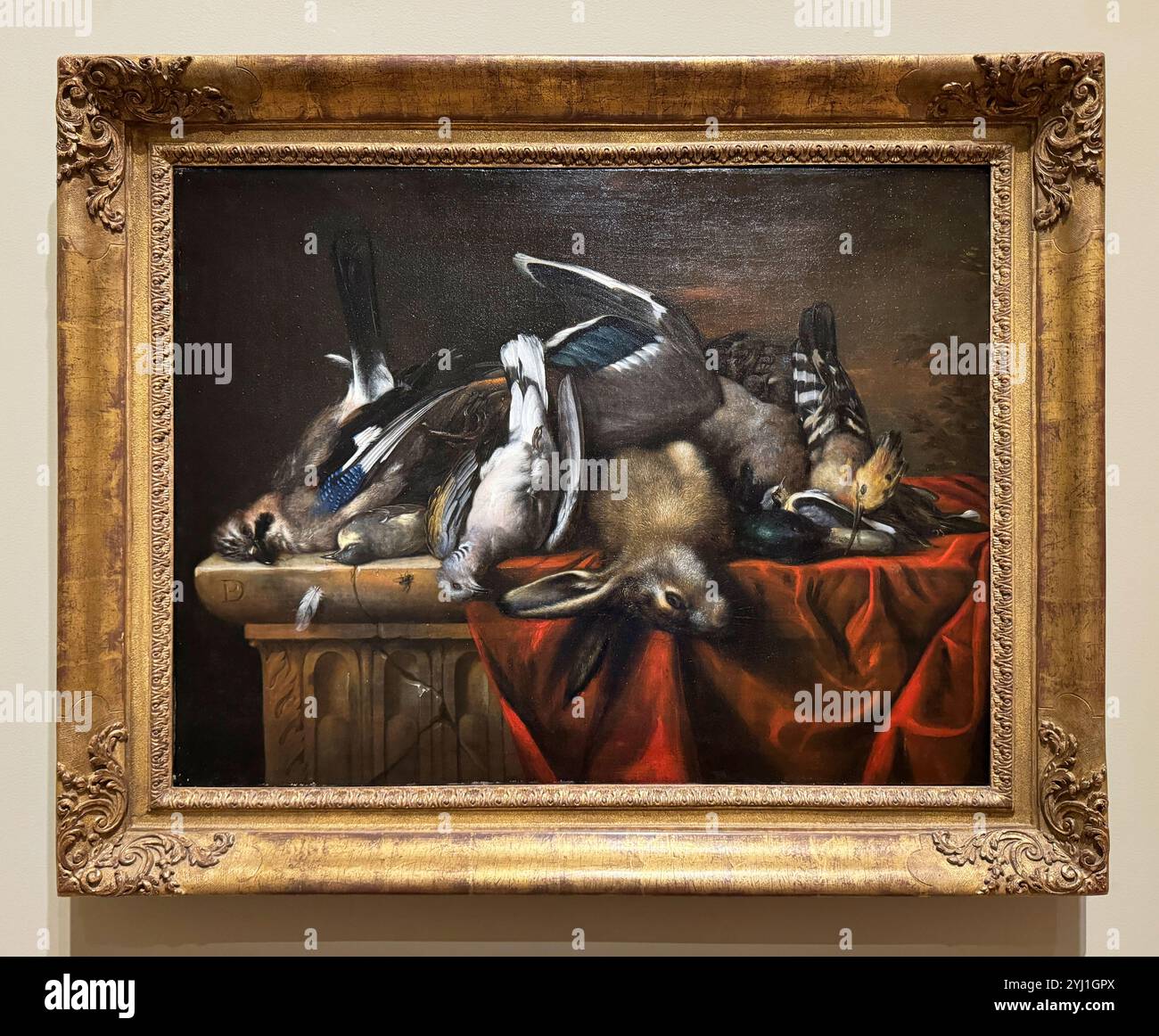 Trophies of the Hunt by Pierre Dupuis. A still Life of dead rabbit ...