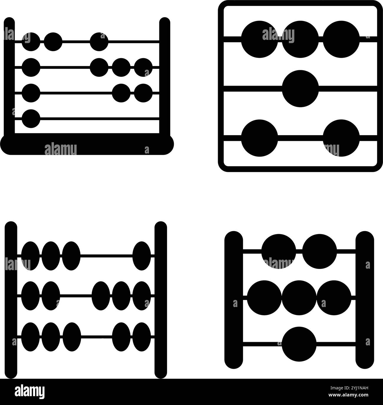 Number abacus Black and White Stock Photos & Images - Alamy