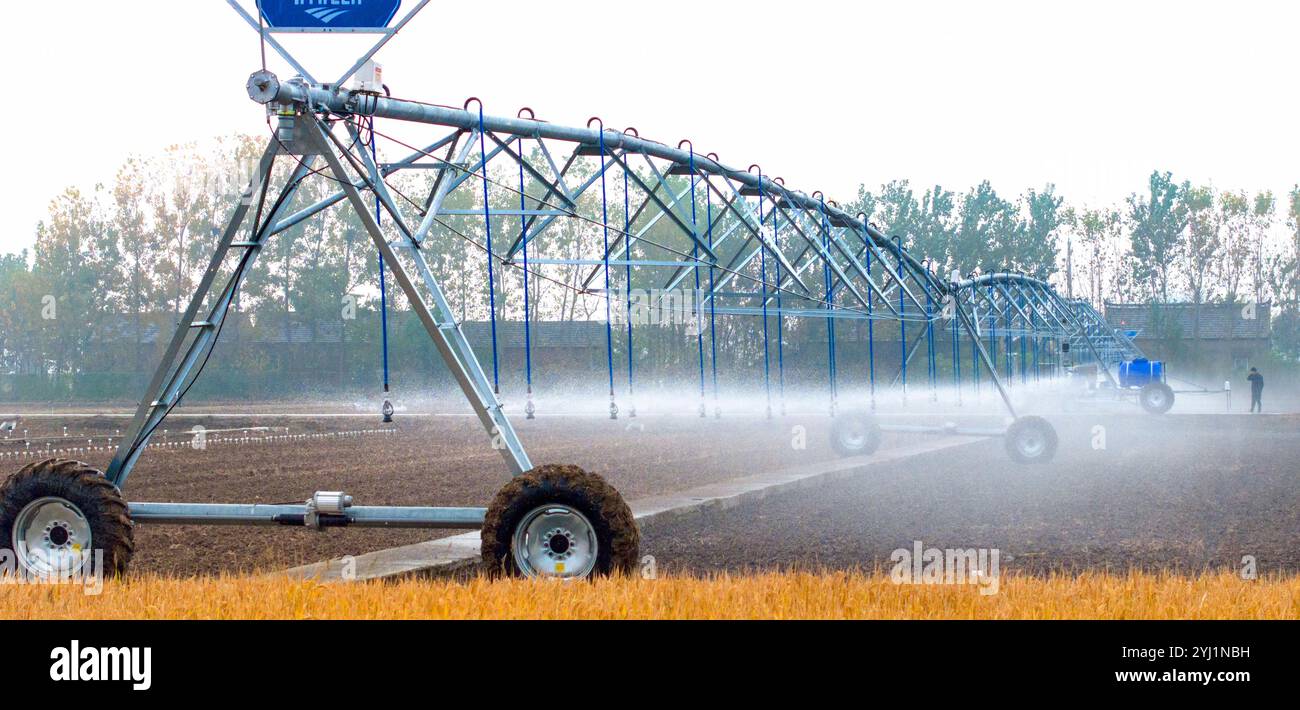 HUAI'AN, CHINA - NOVEMBER 13, 2024 - A parallel walking water ...