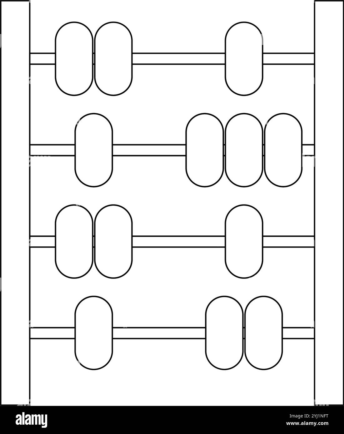Wooden abacus icon outline Stock Vector Images - Alamy