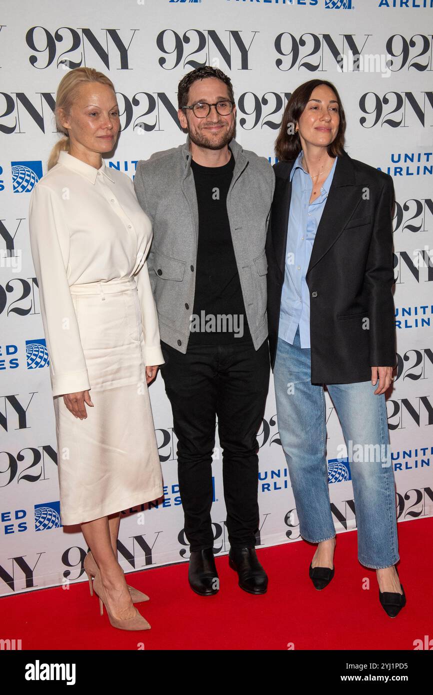 New York, United States. 12th Nov, 2024. (L-R) Pamela Anderson, Josh ...