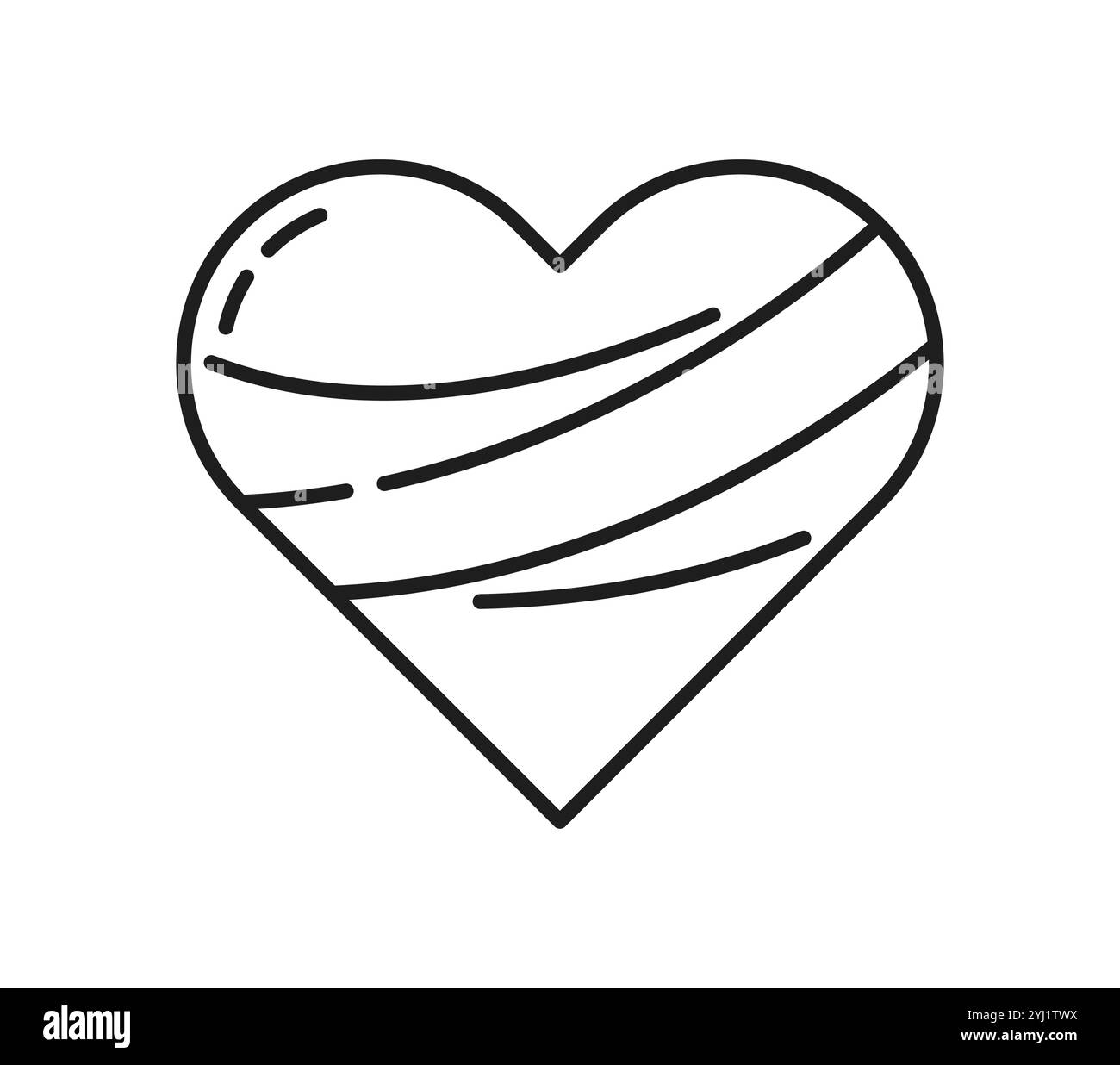 Heart disease and cardiology care line icon. Cardiology medicine and ...