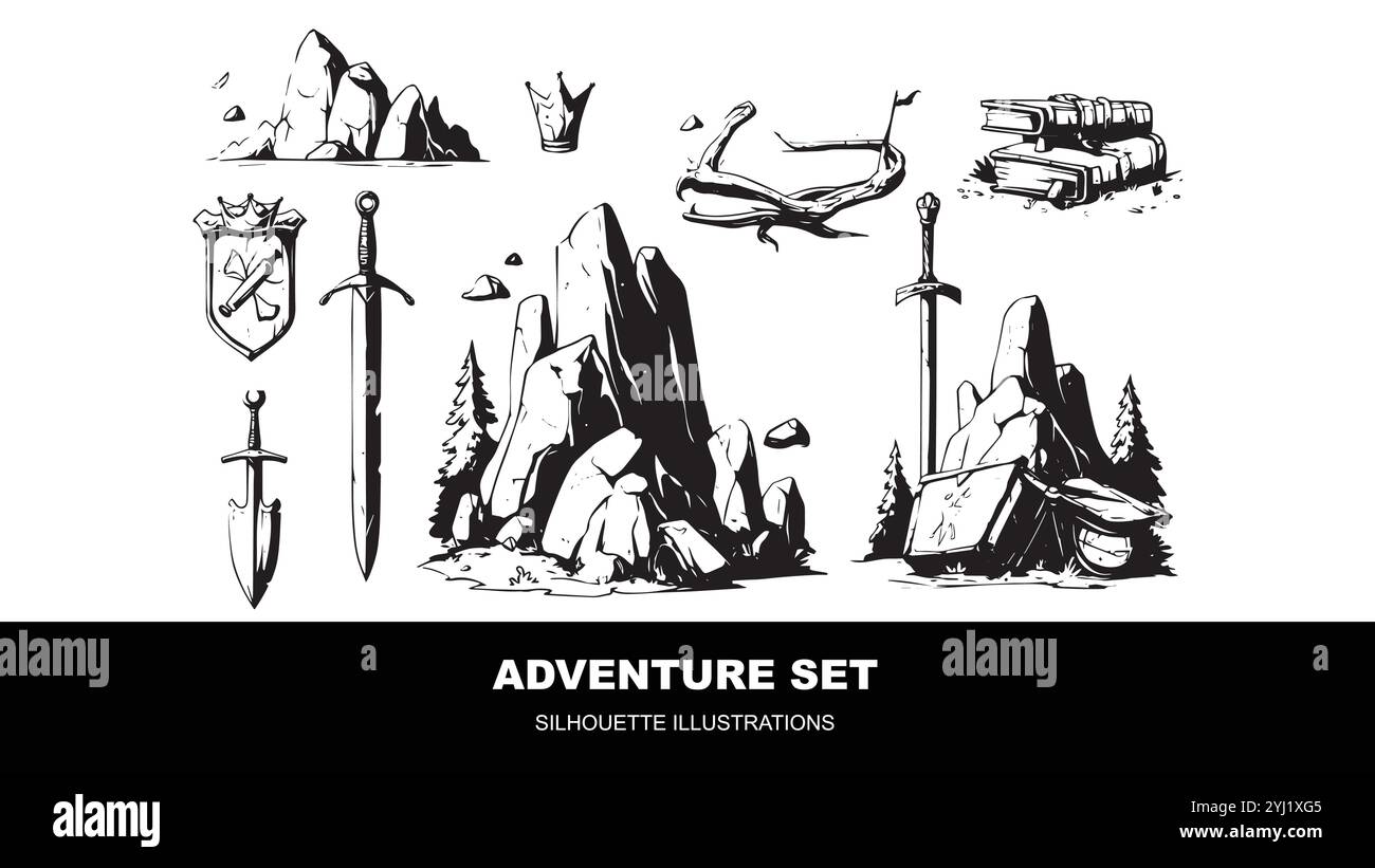Adventure medieval Stock Vector Images - Alamy
