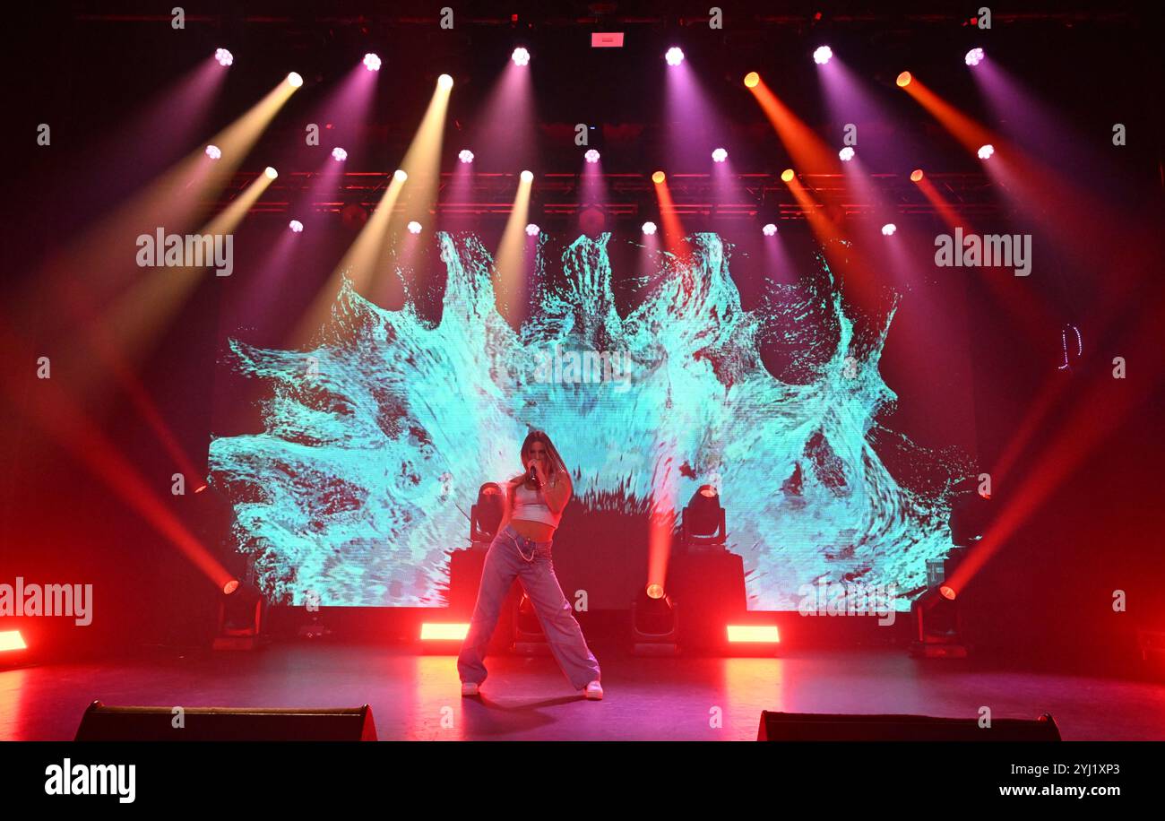Brisbane, Australia. 13th Nov, 2024. Silia Kapsis is seen performing during the Eurovision On ...