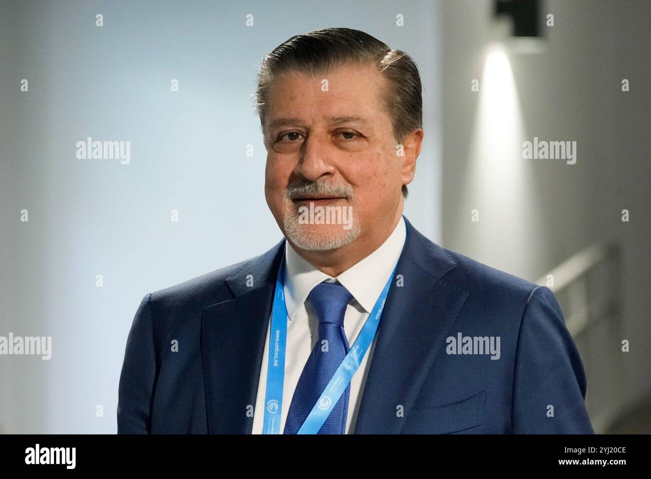 COP28 CEO Adnan Amin walks through the COP29 U.N. Climate Summit ...