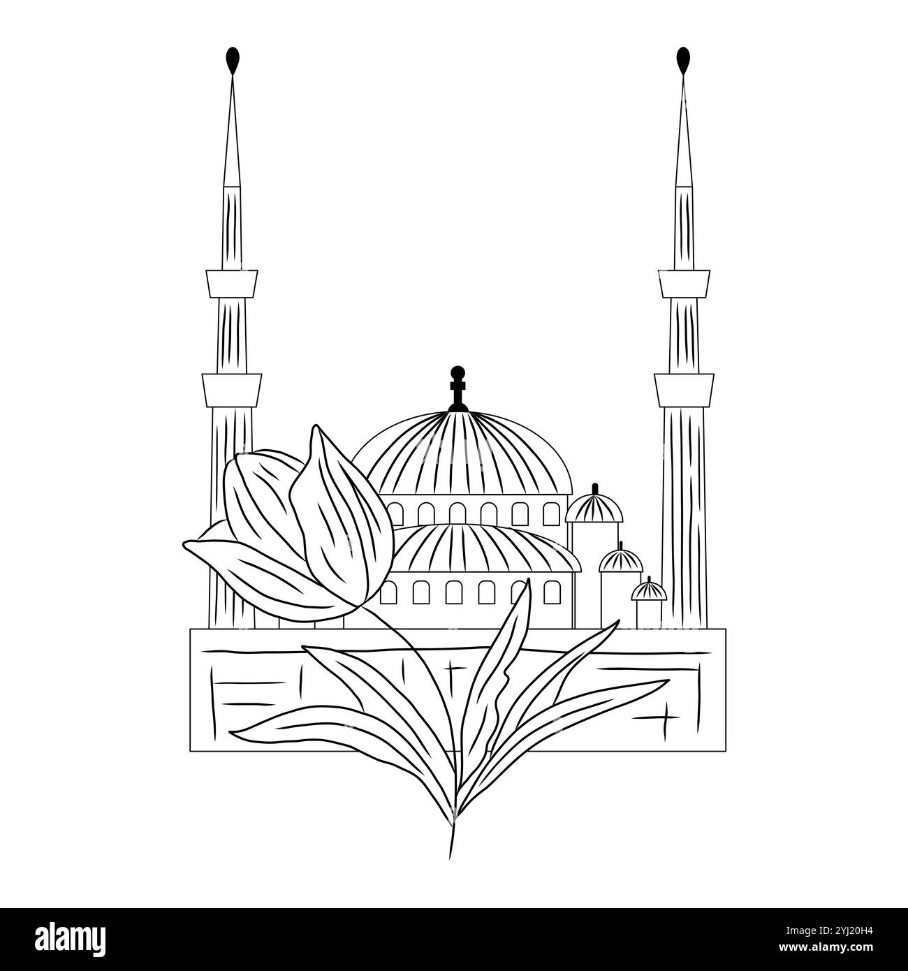 Seljuk mosque Stock Vector Images - Alamy