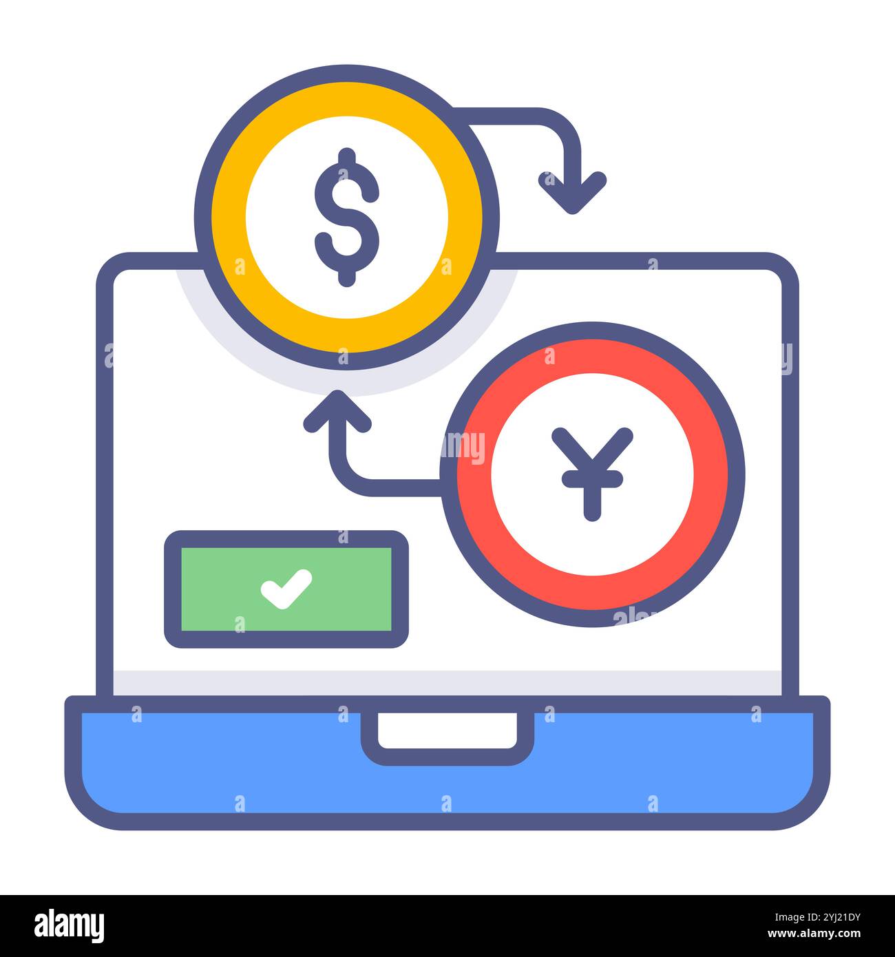 currency exchange function, money converting and circulation, Premium ...