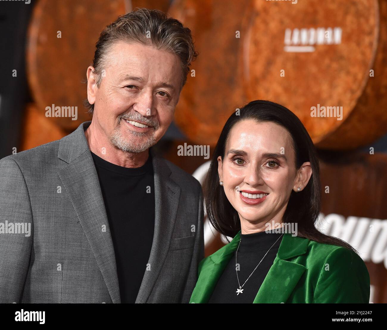 Hollywood, USA. 12th Nov, 2024. Mark Collie and wife Tammy Stewart ...