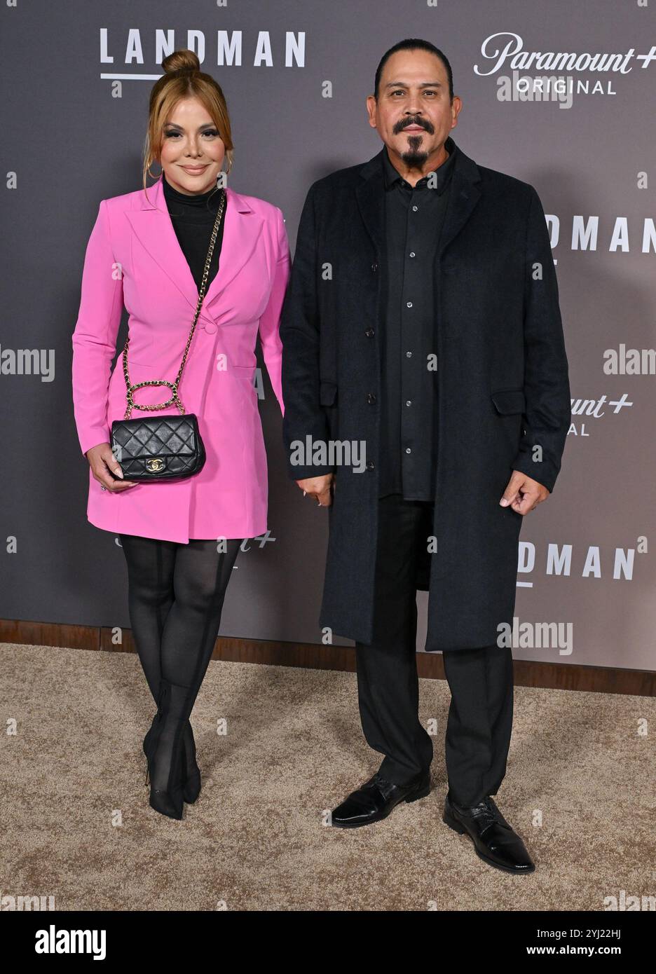 Hollywood, USA. 12th Nov, 2024. Emilio Rivera and Yadi Valerio Rivera ...