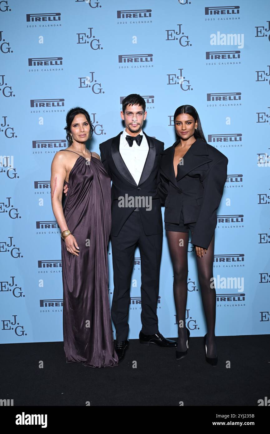 Italy. 12th Nov, 2024. Padma Lakshmi, Ethan James Green, Simone Ashley ...