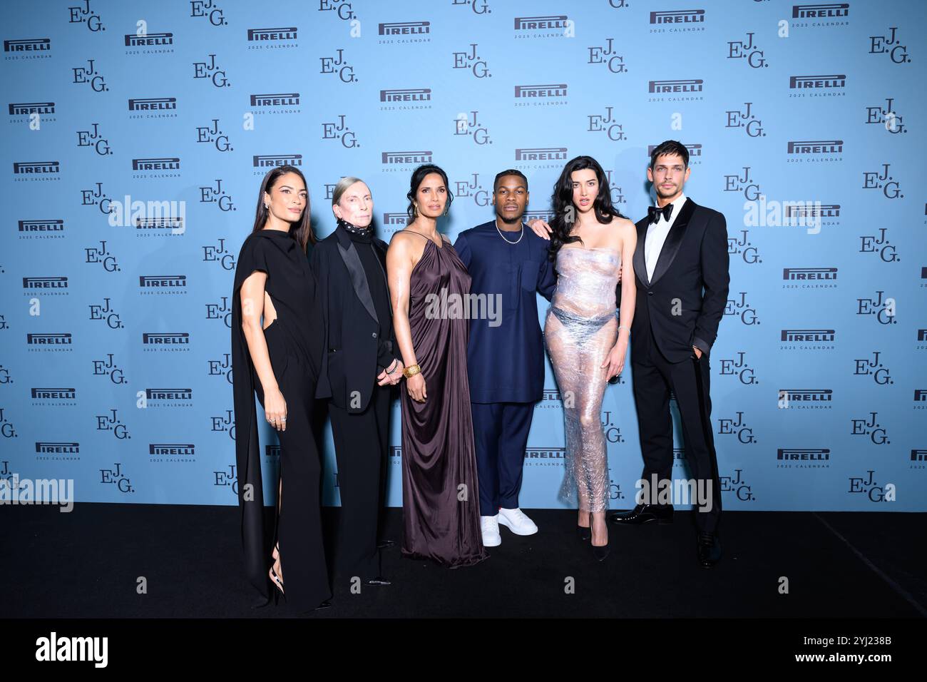 Italy. 12th Nov, 2024. Elodie, Tonne Goodman, Padma Lakshmi, John ...