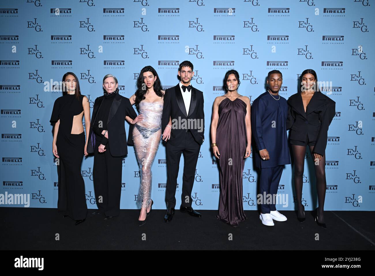 Italy. 12th Nov, 2024. Elodie, Tonne Goodman, Martine Gutierrez, Ethan ...