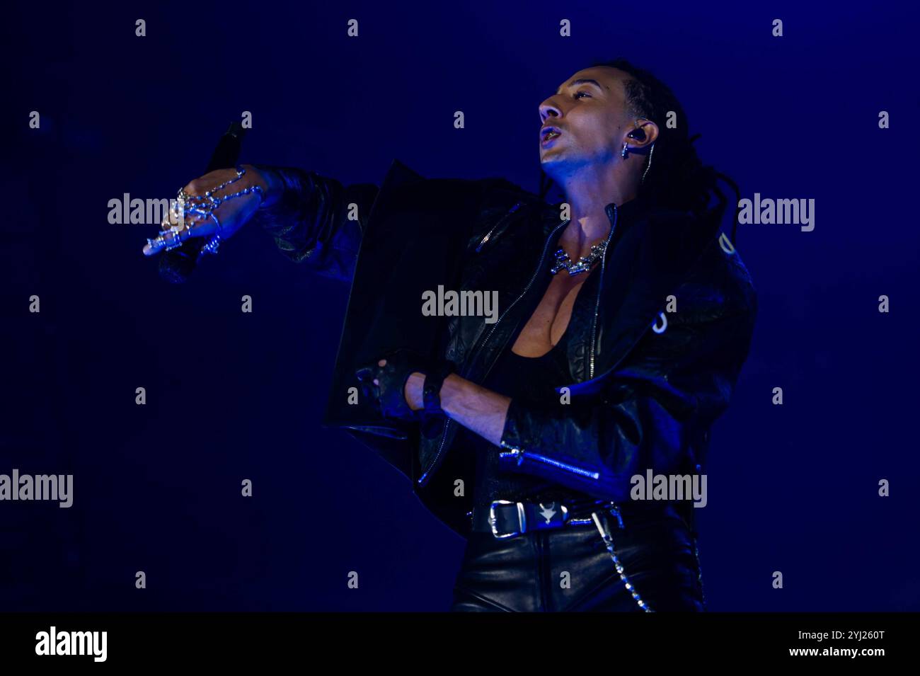 Ghali during GHALI - Live 2024, Italian singer Music Concert in Naples ...