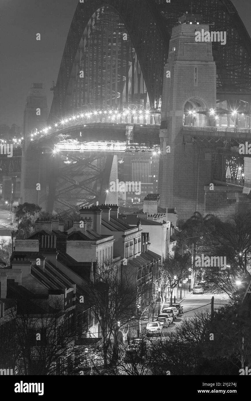 The Sydney suburb of The Rocks, settled at colonization in 1788 ...