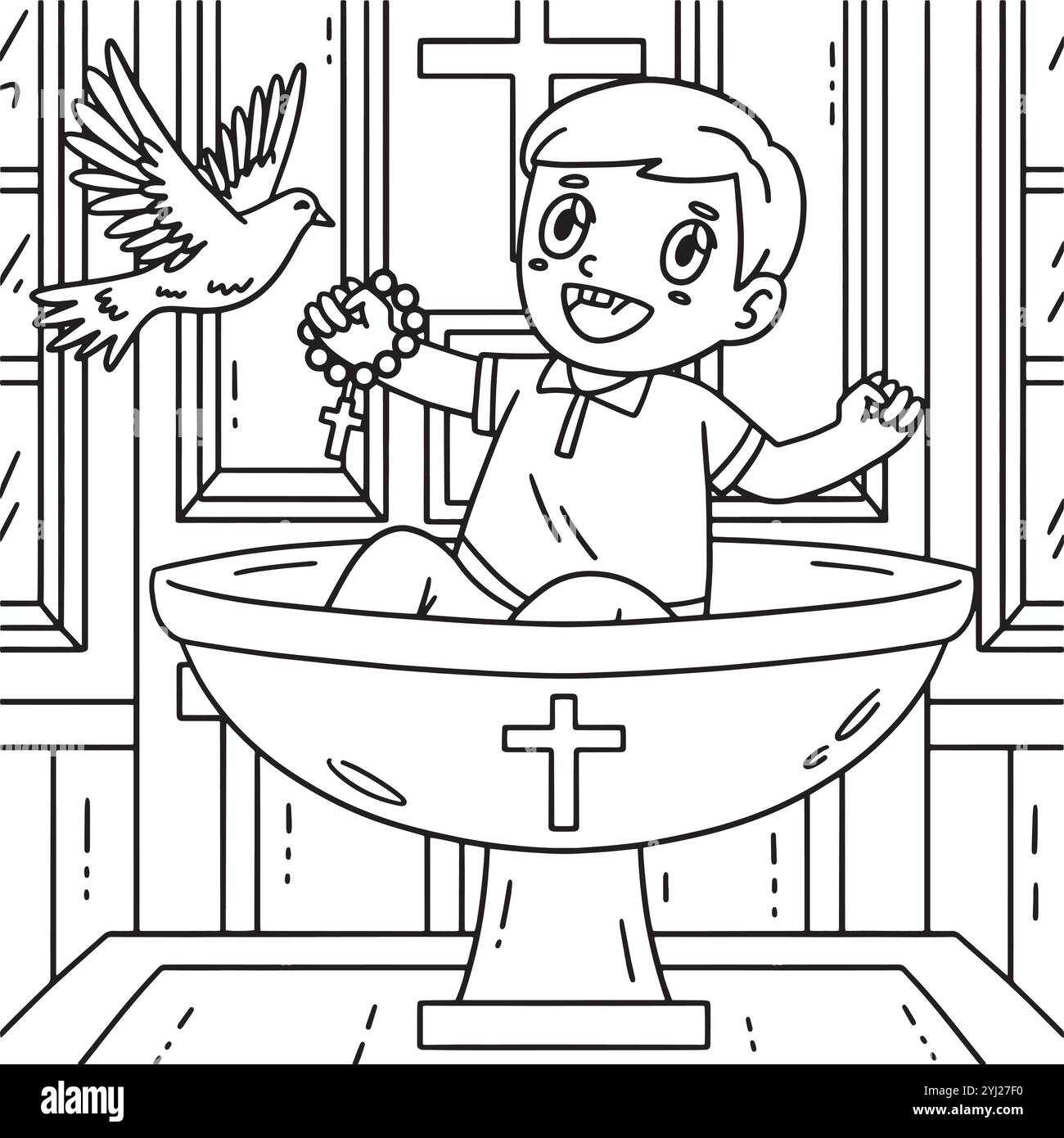 Baptism on the line hi-res stock photography and images - Alamy