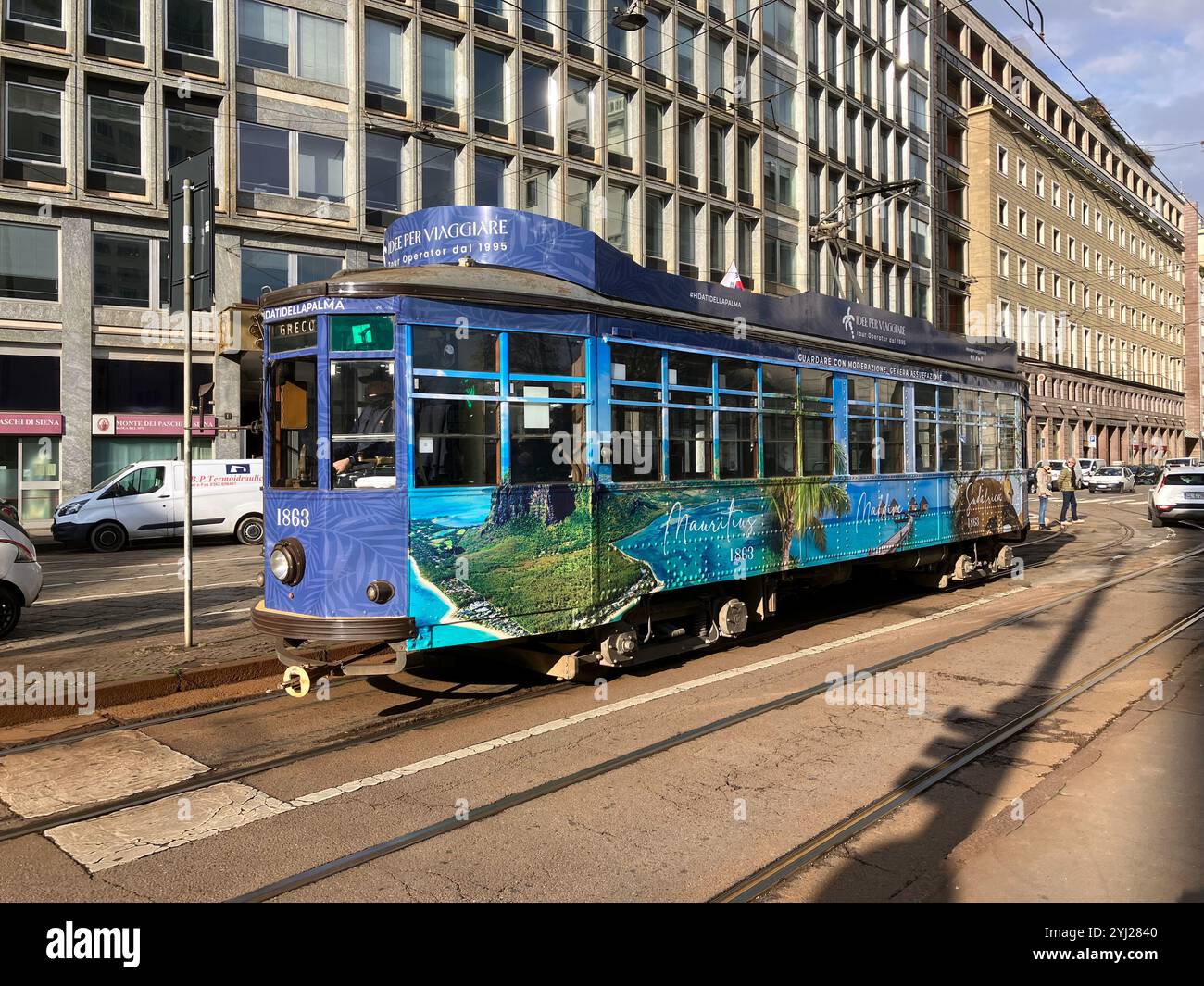 Tram in Milan, Italy, January 2024 Stock Photo - Alamy