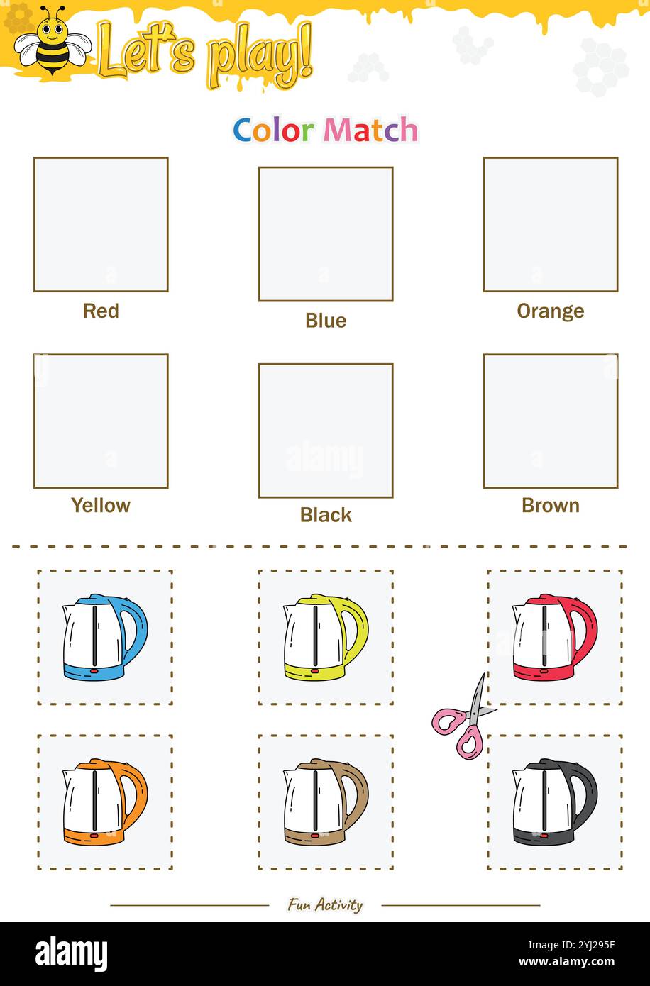 Color match in Beehive theme Stock Vector Image & Art - Alamy