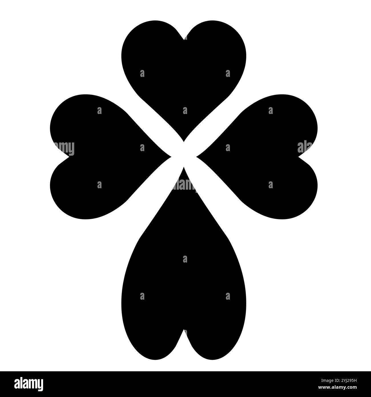 Religious cross made hearts, symbol faith and love for God Stock Vector ...