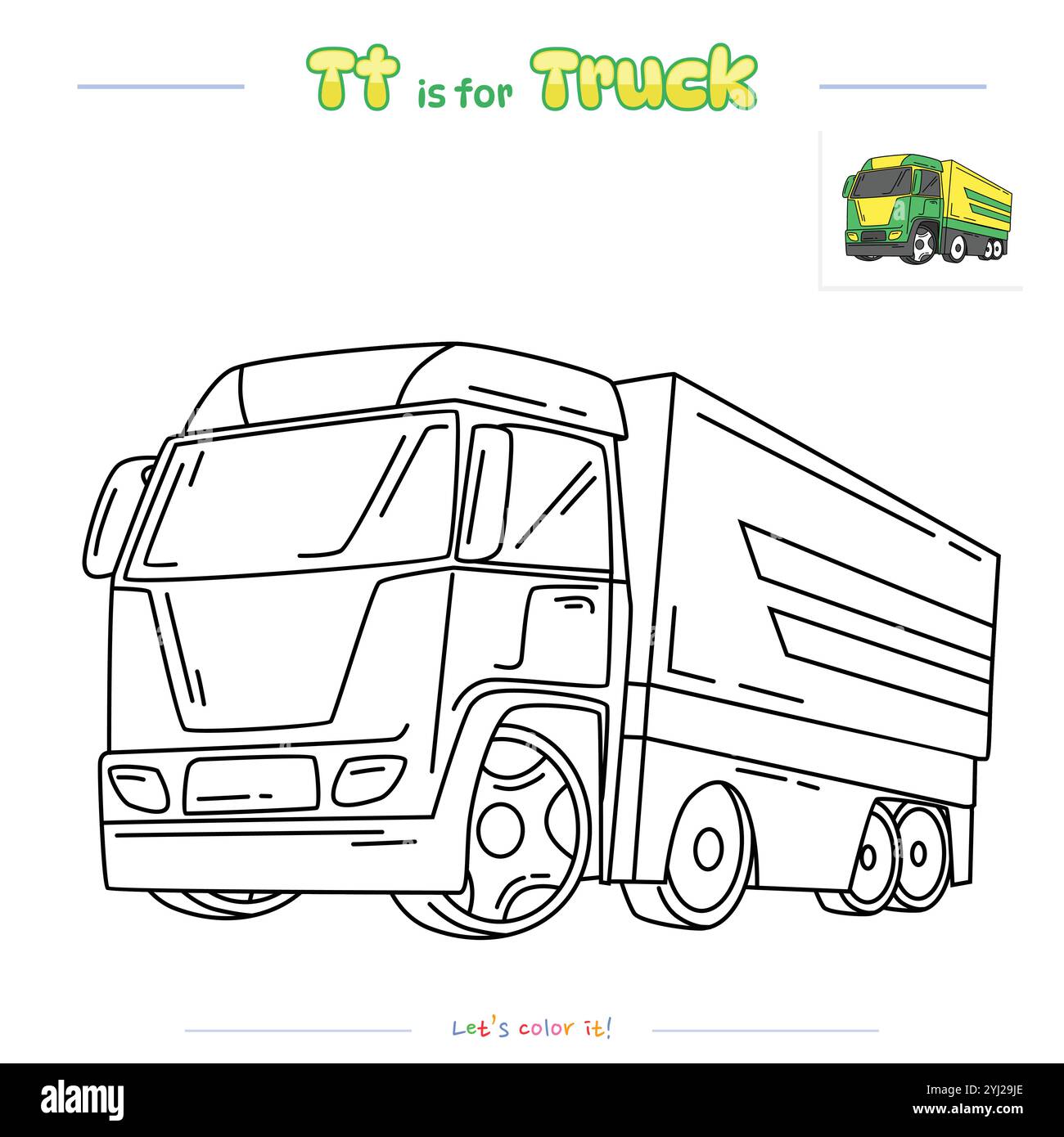 Alphabet coloring pages hi-res stock photography and images - Alamy