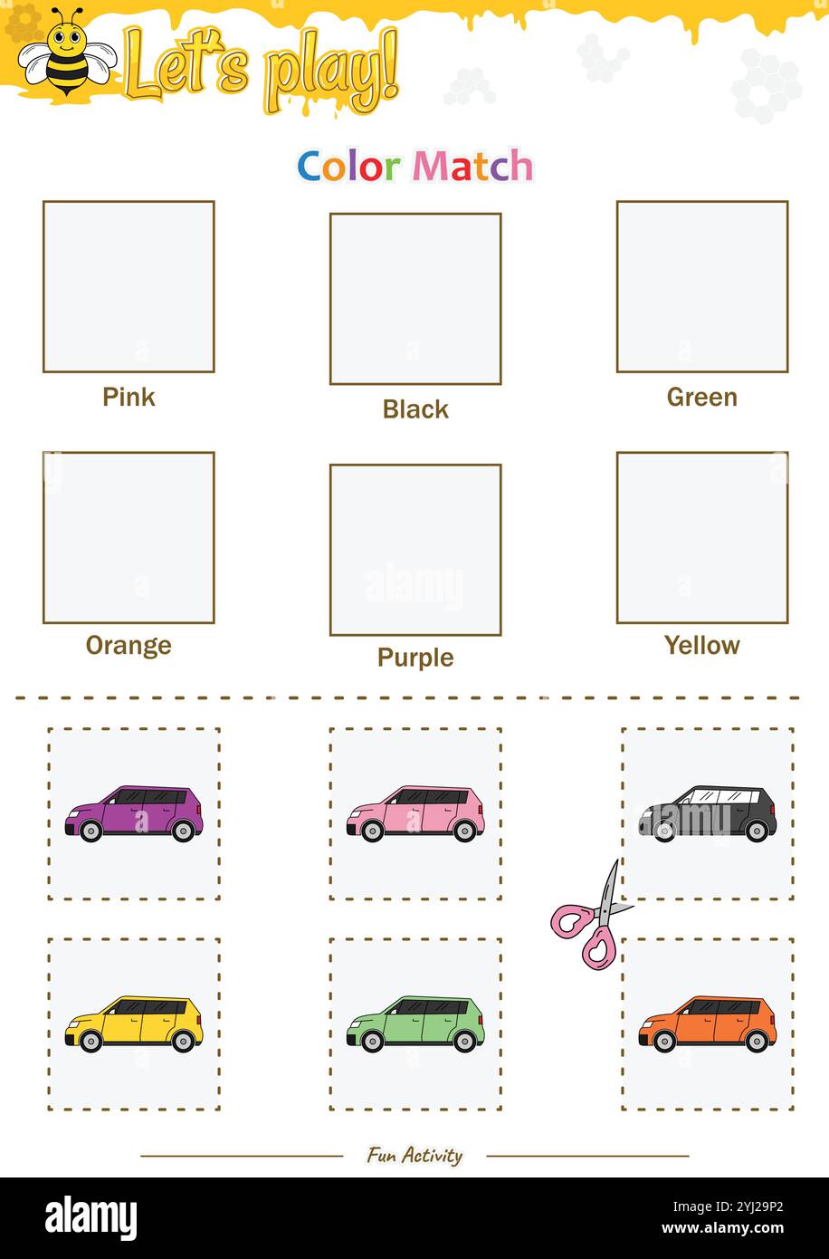 Color match in Beehive theme Stock Vector Image & Art - Alamy