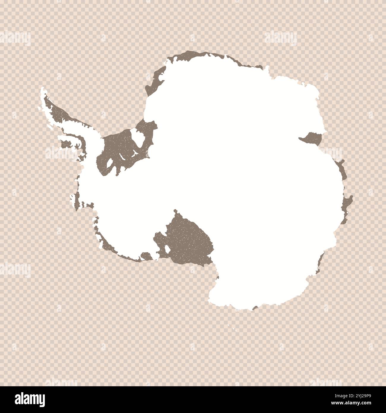 Map of Antarctica, sign silhouette. World Map Globe. Vector ...