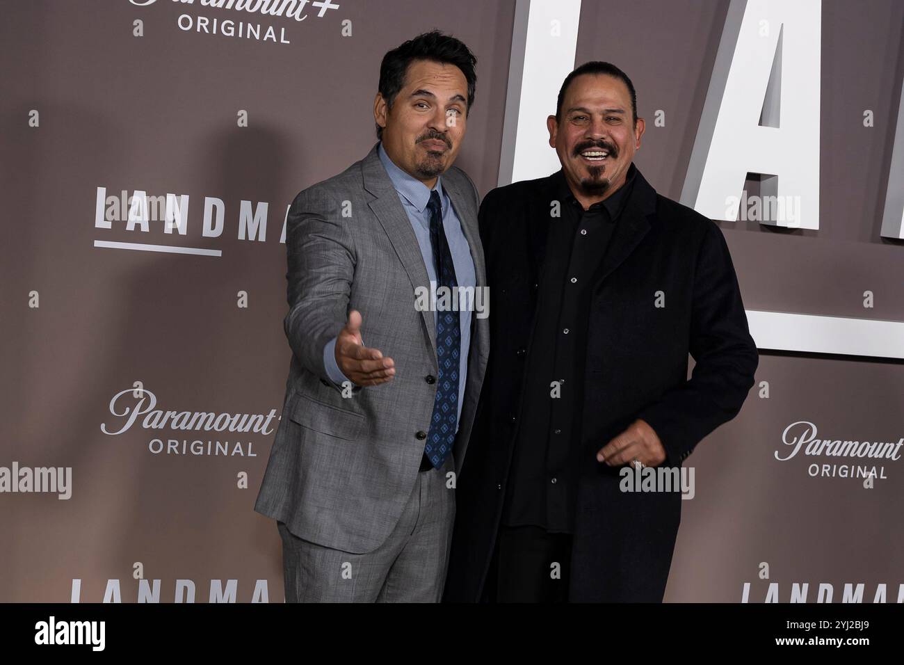 Los Angeles, USA. 12th Nov, 2024. Michael Peña and Emilio Rivera attend ...