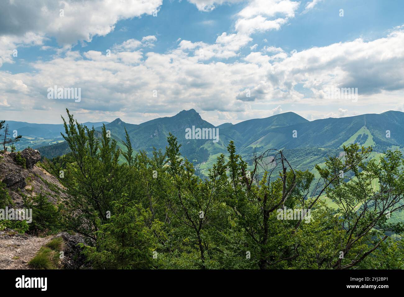 Maly Rozsutec, Velky Rozsutec, Osnica, Stoh, Poludnovy grun and Steny ...
