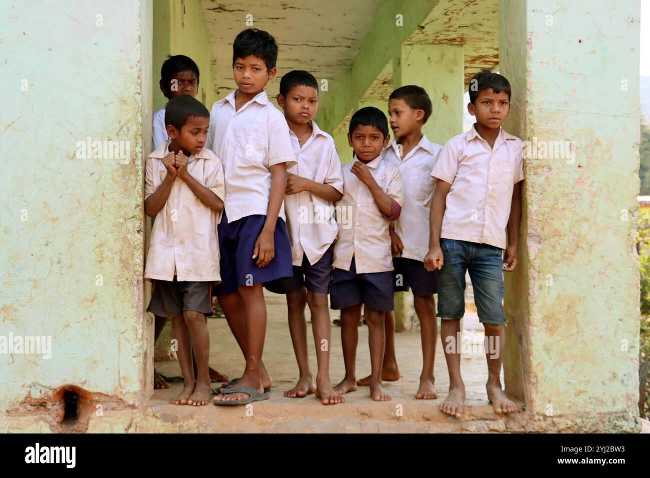 Indian village school hi-res stock photography and images - Alamy