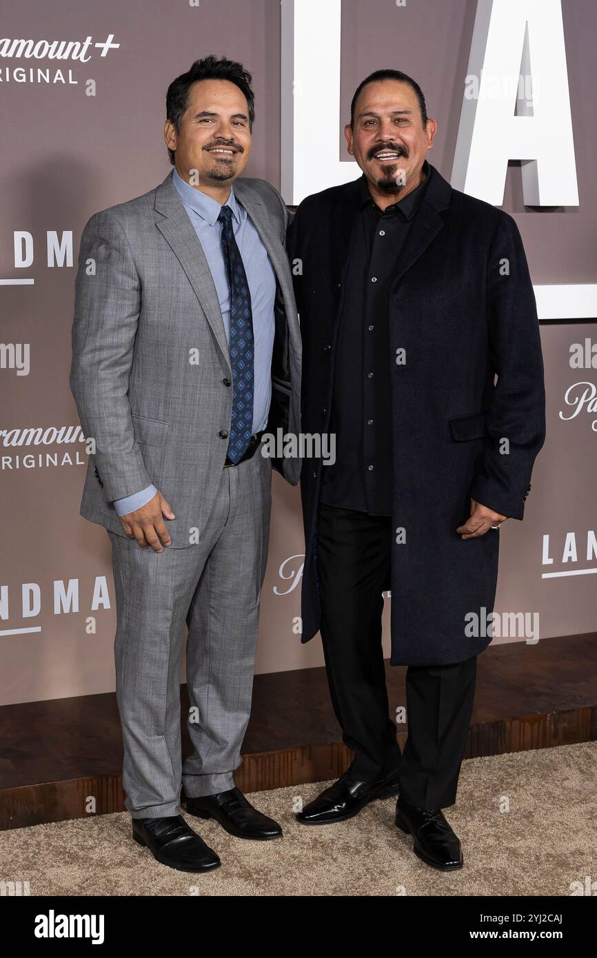 Los Angeles, USA. 12th Nov, 2024. Michael Peña and Emilio Rivera attend ...
