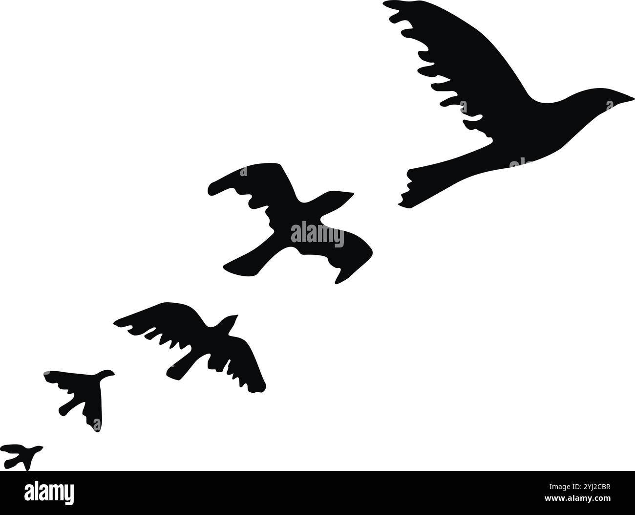 Splatter art silhouettes Cut Out Stock Images & Pictures - Alamy