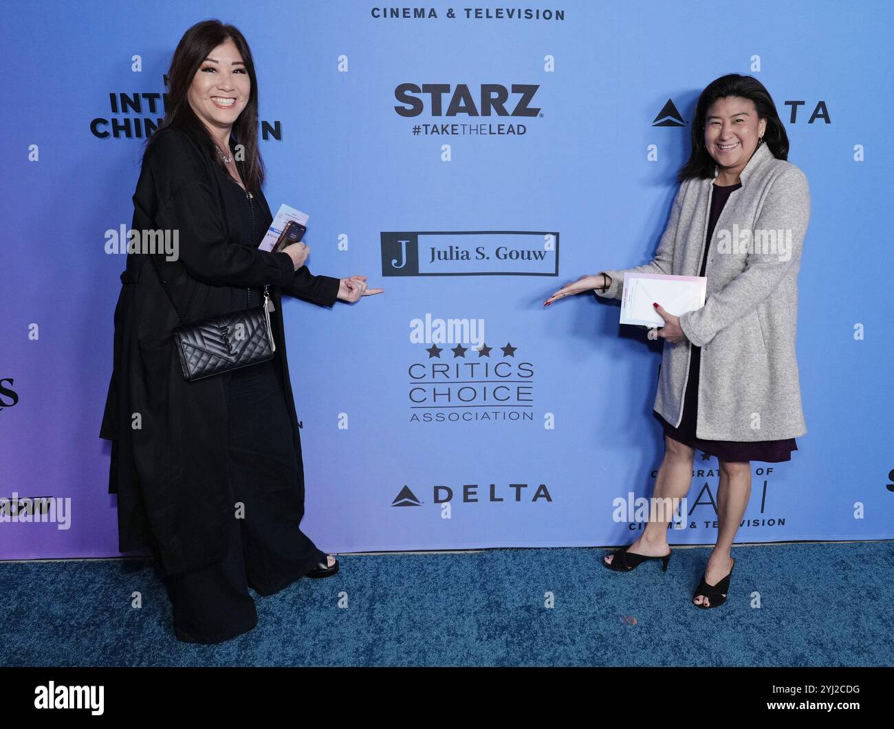 (L-R) Amy Lew and Michelle Sugihara at The Critics Choice Association's ...