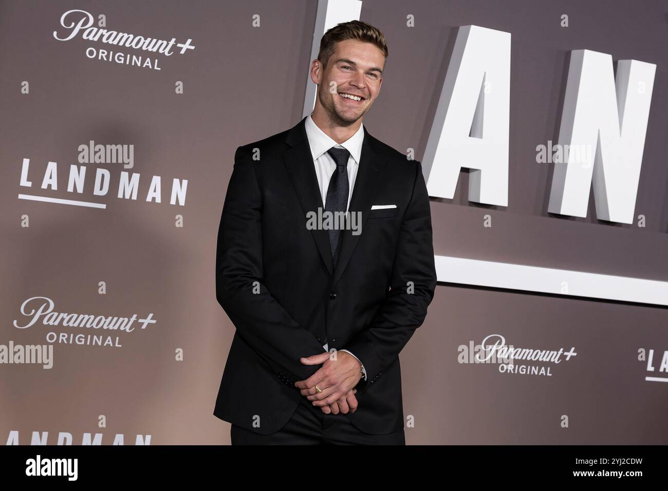 Mitchell Slaggert attends the arrivals of the Los Angeles Premiere of ...
